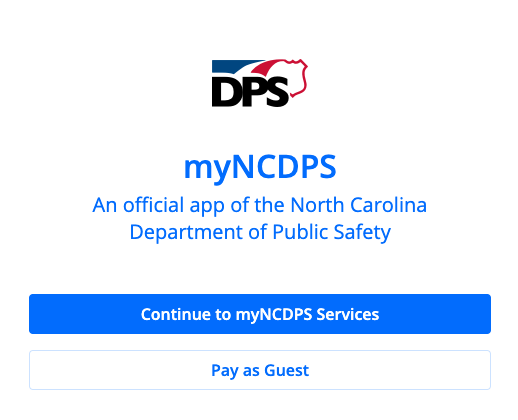 Add a Payment Method on myNCDPS – myNCDPS